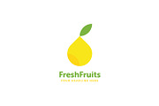 Fresh Fruits Logo Template, a Branding & Logo Template by PixaSquare