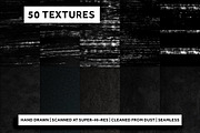 50 BLACK INK TEXTURES, a Texture Graphic by HEJBRUSH.COM