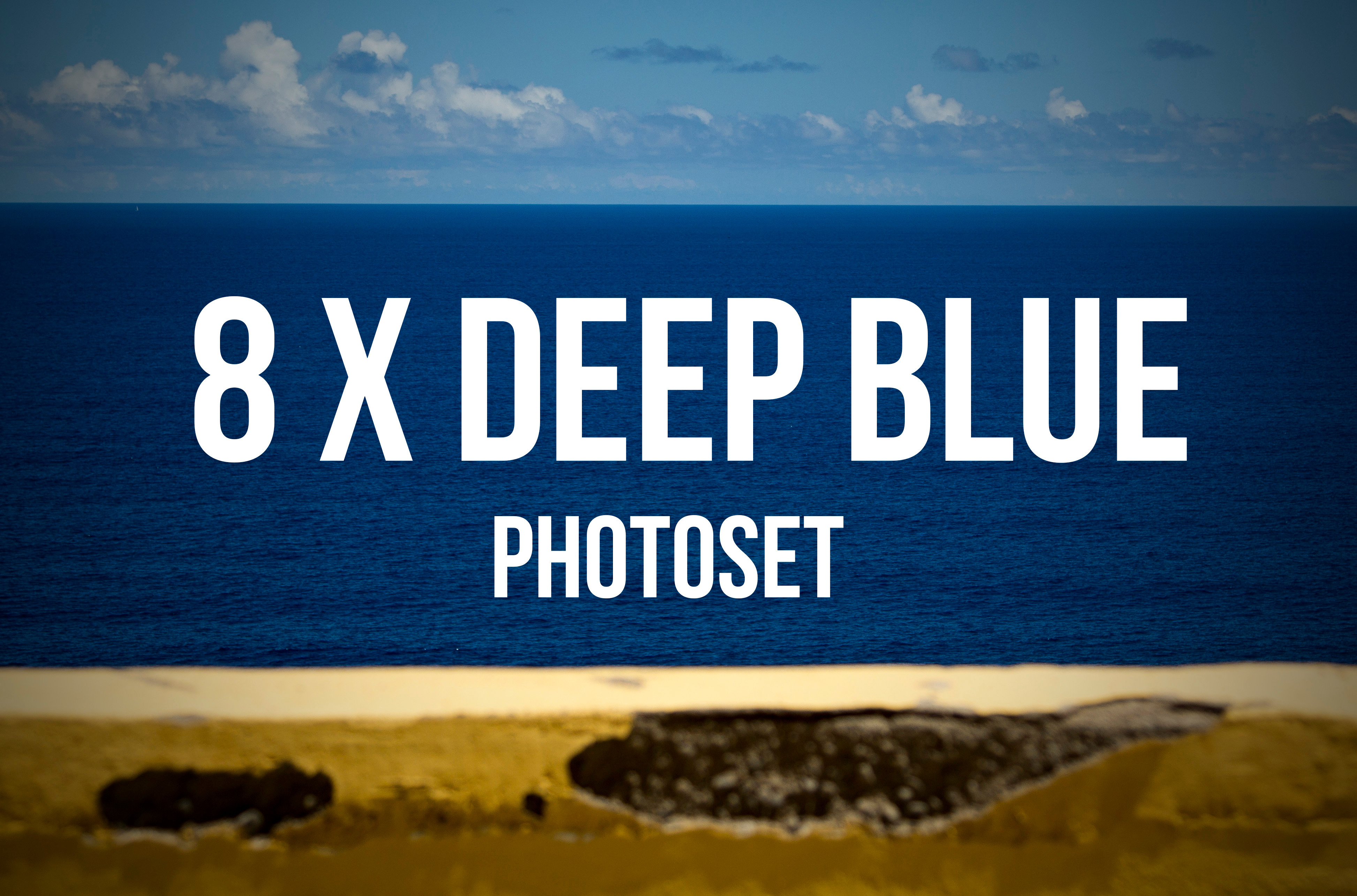 8 x Deep Blue Photoset, a Templates & Theme by Magic Mint