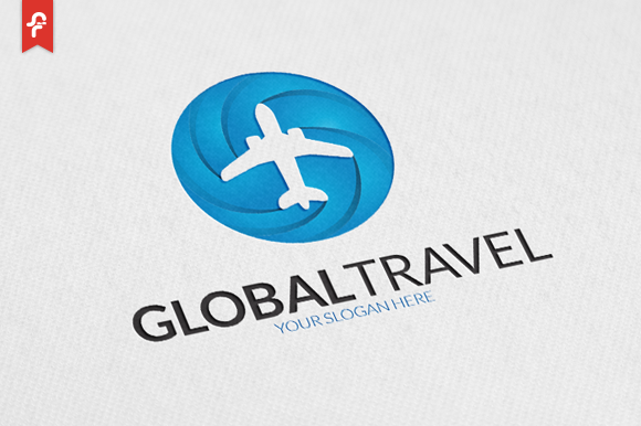 Global Travel Logo, a Branding & Logo Template by ft.studio