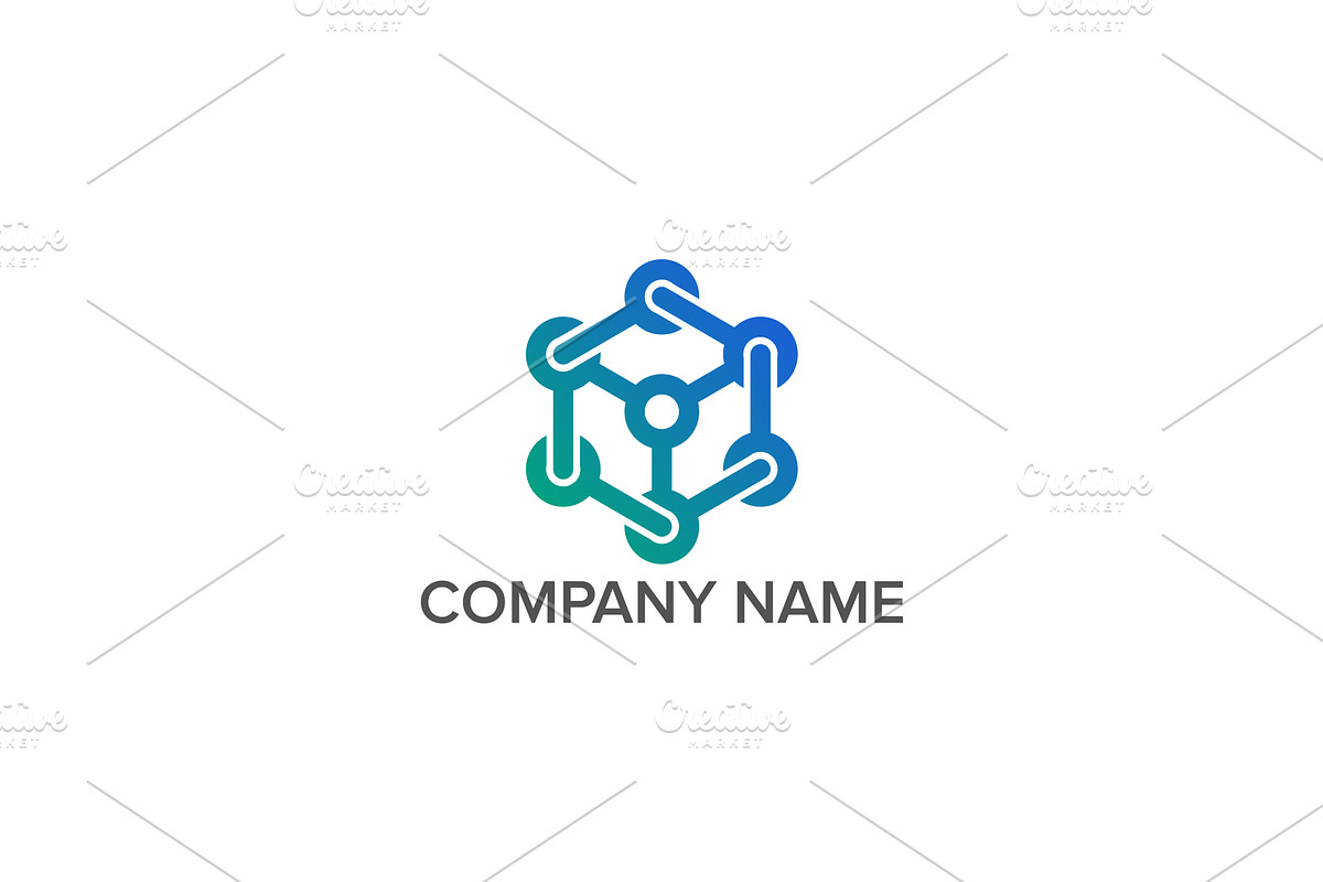 Connection logo design, a Branding & Logo Template by GranzCreative