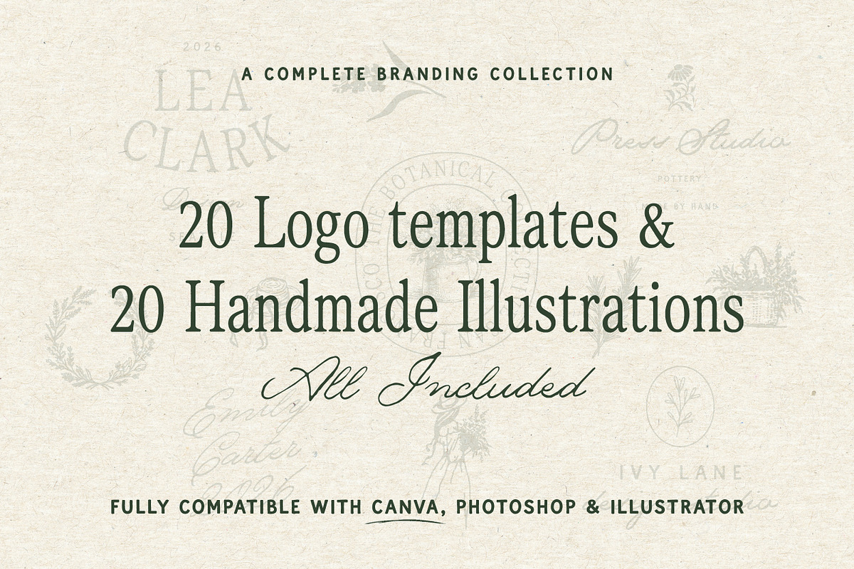 The Meadows - Font Trio & Extra, a Handwritten Font by Davide Bassu