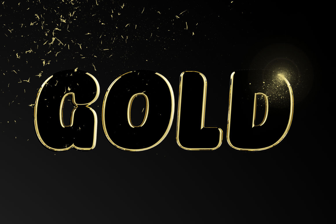 Gold Letters collection, a Decorative Illustration by Beatriz Gascón