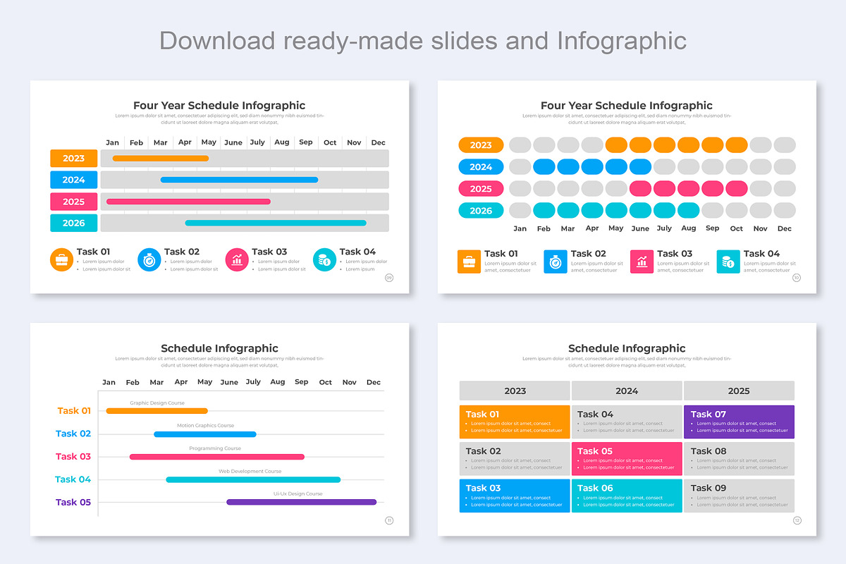 Schedule Infographic