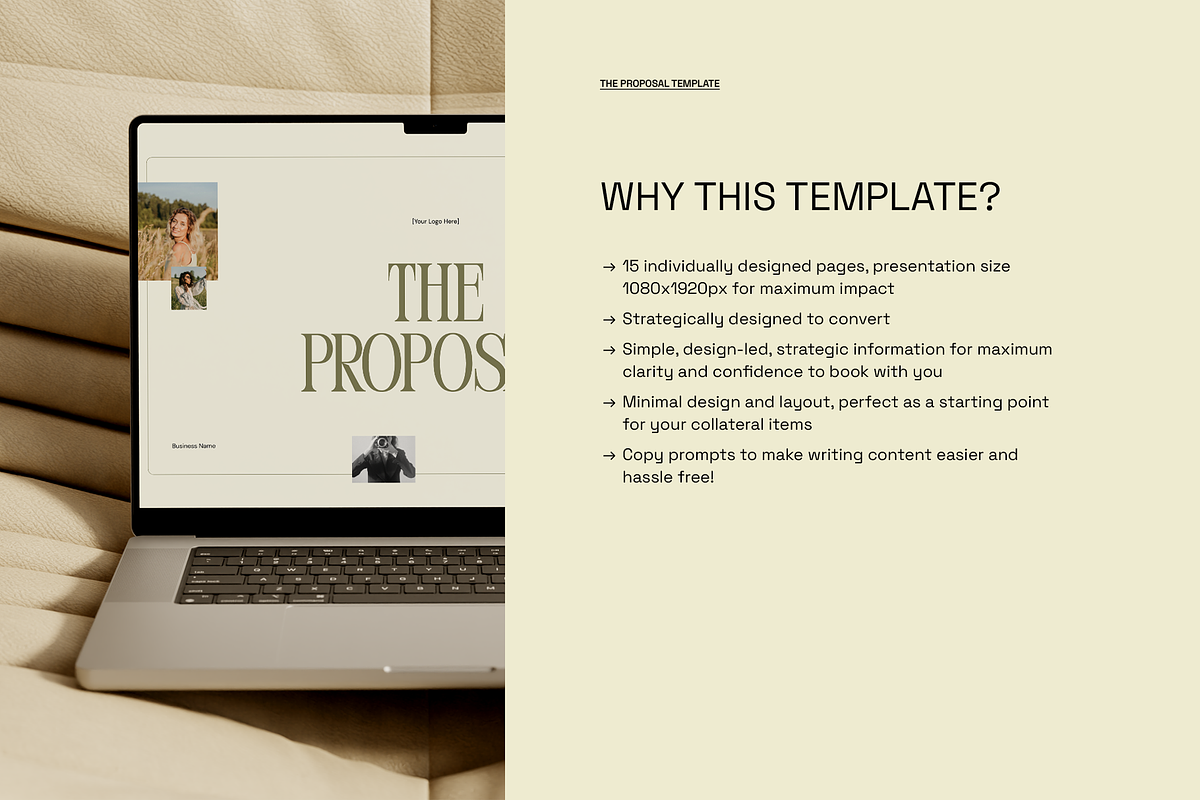 Photographer's Proposal Template