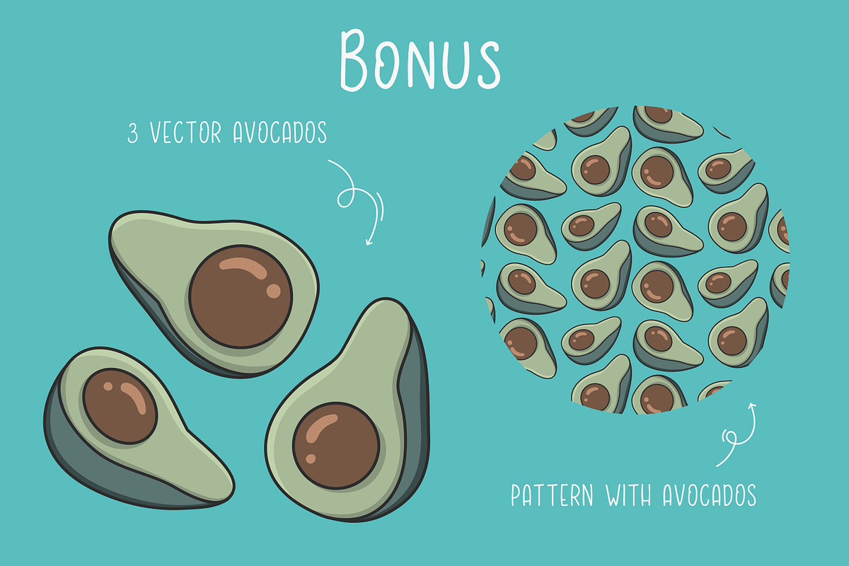 Avocado font, a Sans Serif Font by Wander Designs