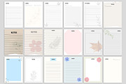 Canva 30 Notebook Pages, a Stationery Template by MaxSimplify