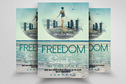Freedom Novel & Movie Poster Flyer, a Flyer Template by Business Flyers ...