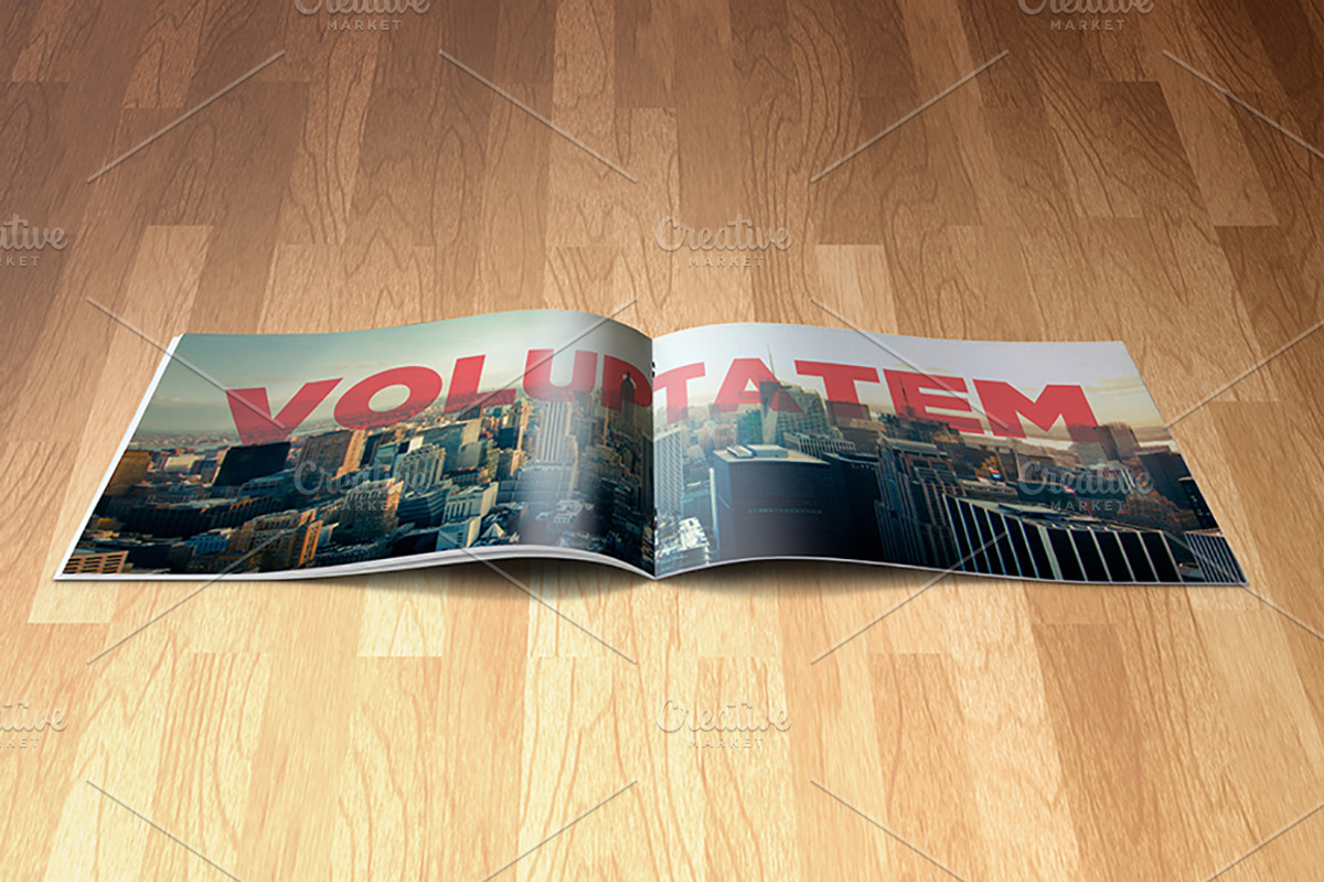 A5 Landscape Booklet Mockup, a Mockup by Vectogravic Design
