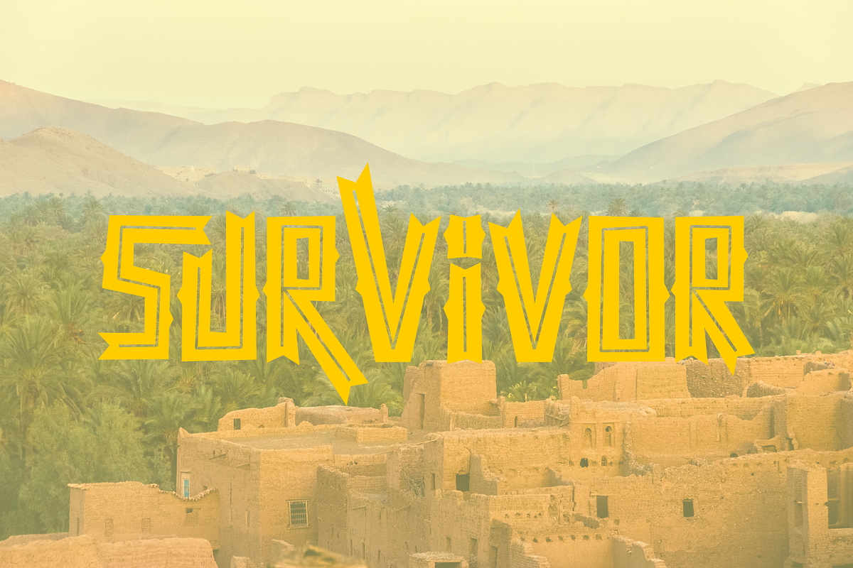 SURVIVOR, a Font by namistudio