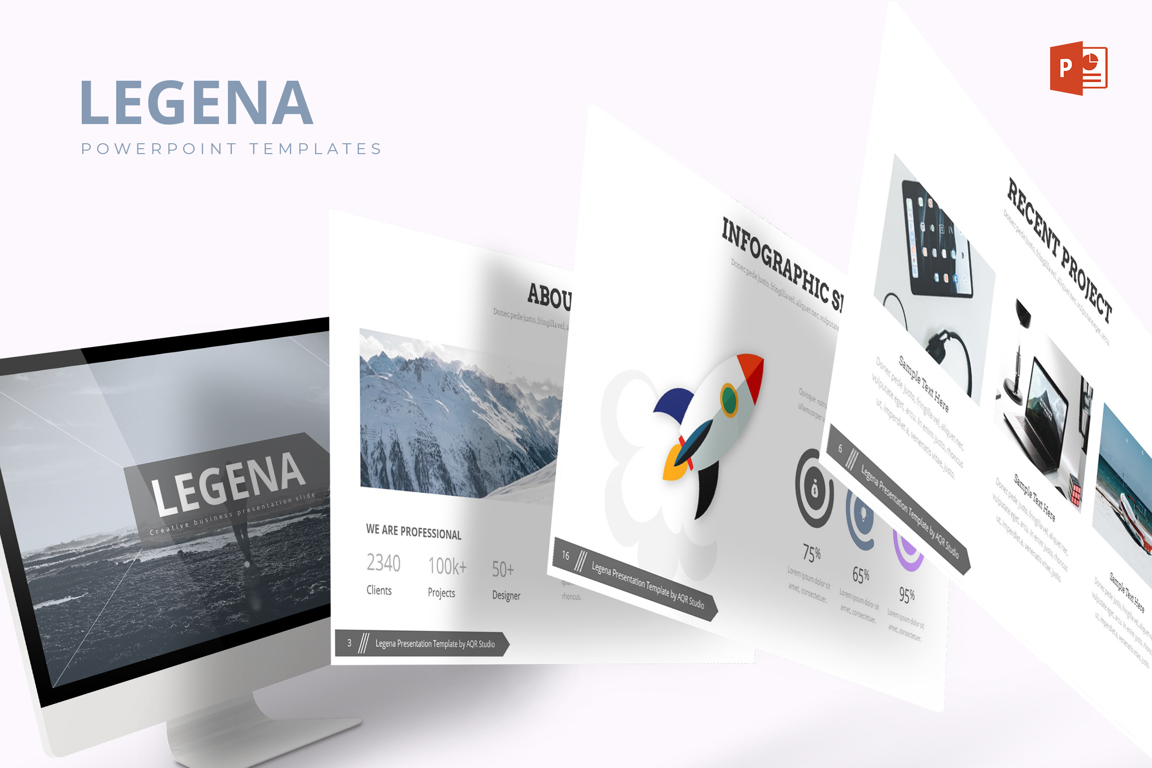 Legena - Powerpoint Template, a Presentation Template by AQR Studio
