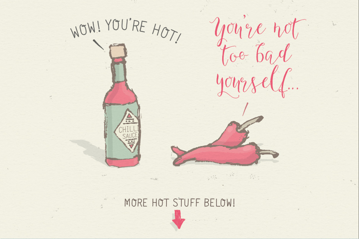 Salt & Pepper font duo, a Script Font by Lisa Glanz