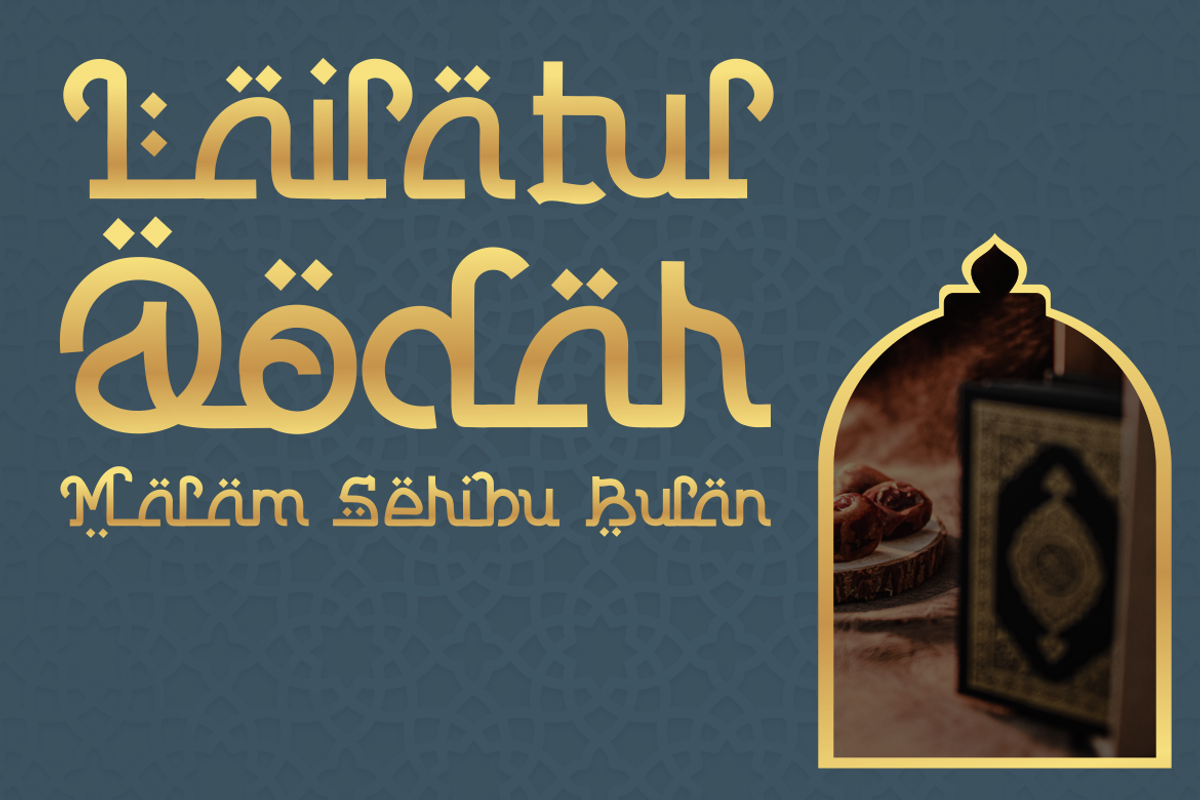 Salamah Arabic Style Typeface, a Symbol Font by zerologicstudio