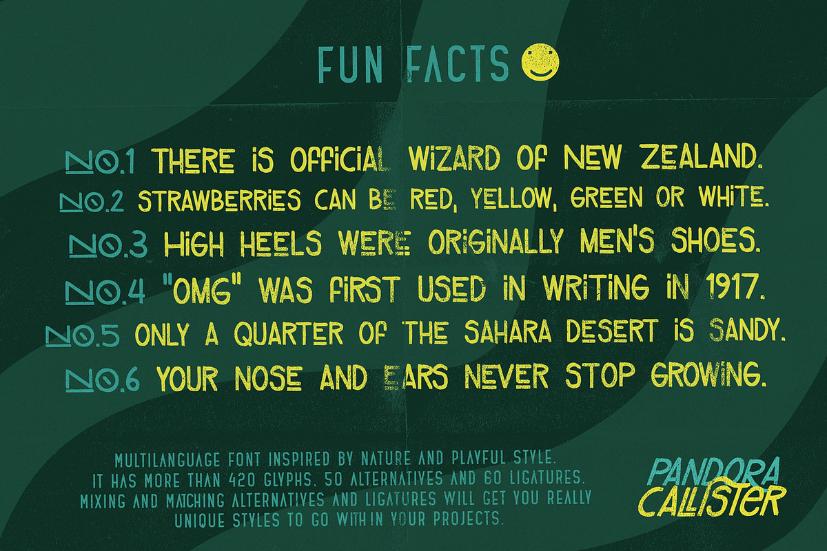 Pandora Callister Font, a Font by LeoSupply.co