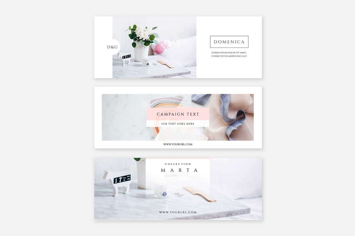 Light Facebook Cover Pack, a Social Media Template by Swiss_cube