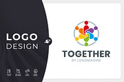 Together Logo Template, a Branding & Logo Template by LOGOMAGINE
