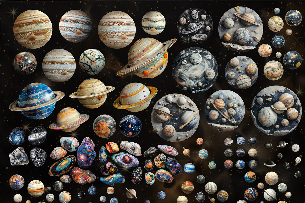 Galaxy collage creator, an Object Graphic by Chikovnaya