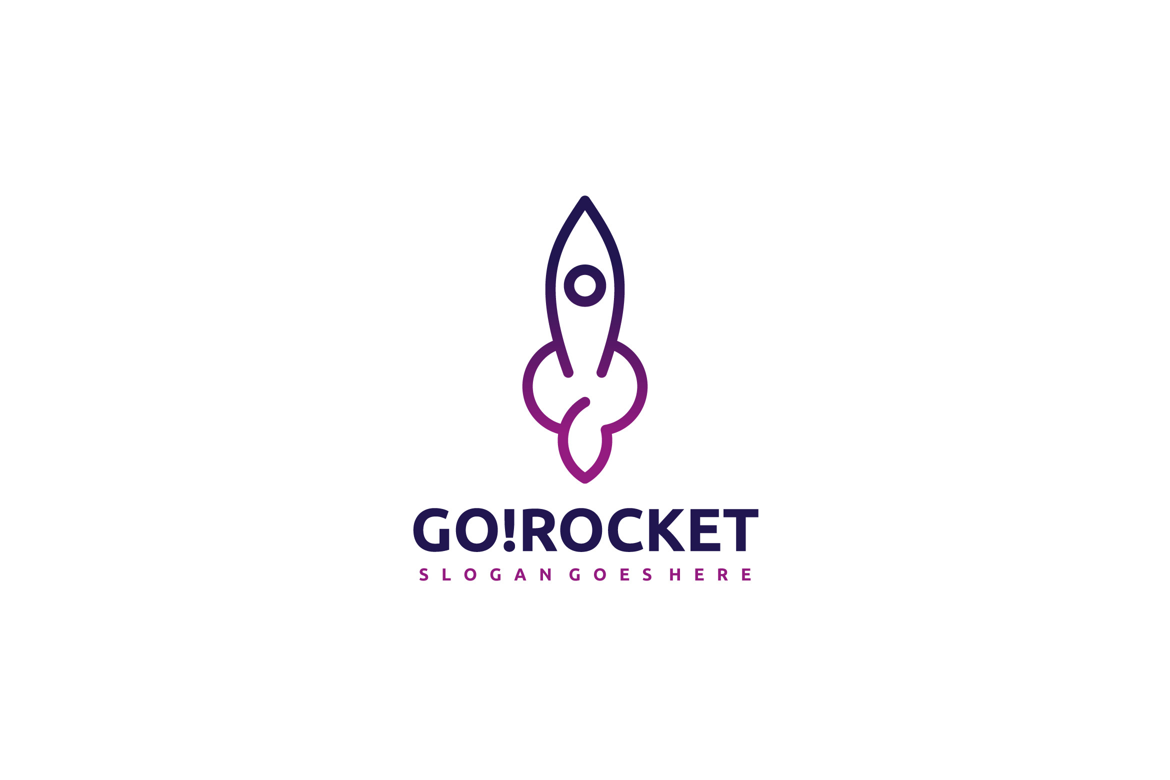 Go Rocket Logo, a Branding & Logo Template by 3ab2ou