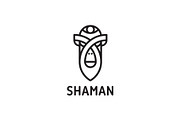 Shaman Logo, a Branding & Logo Template by Last Spark
