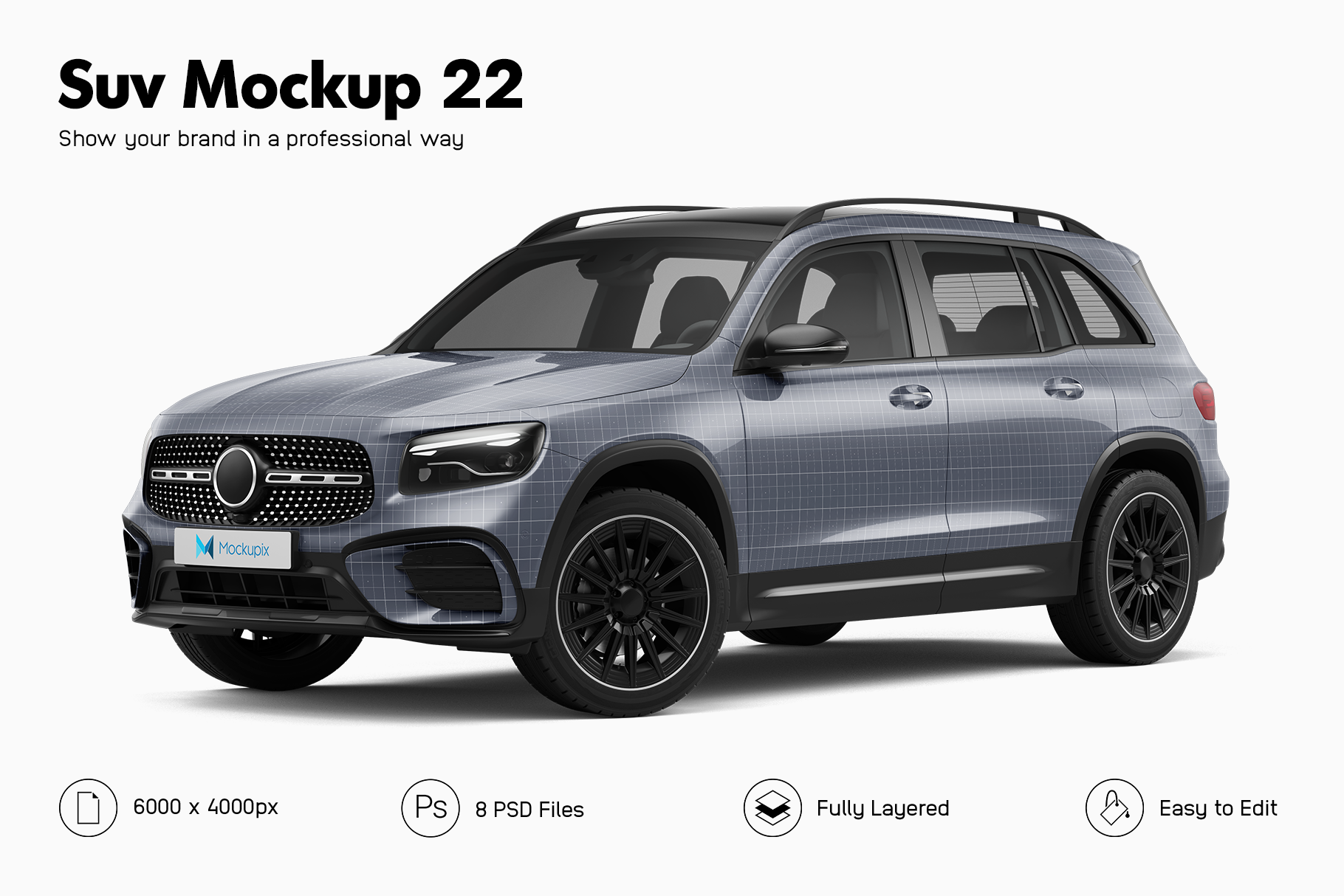 Mercedes GLB Suv Mockup