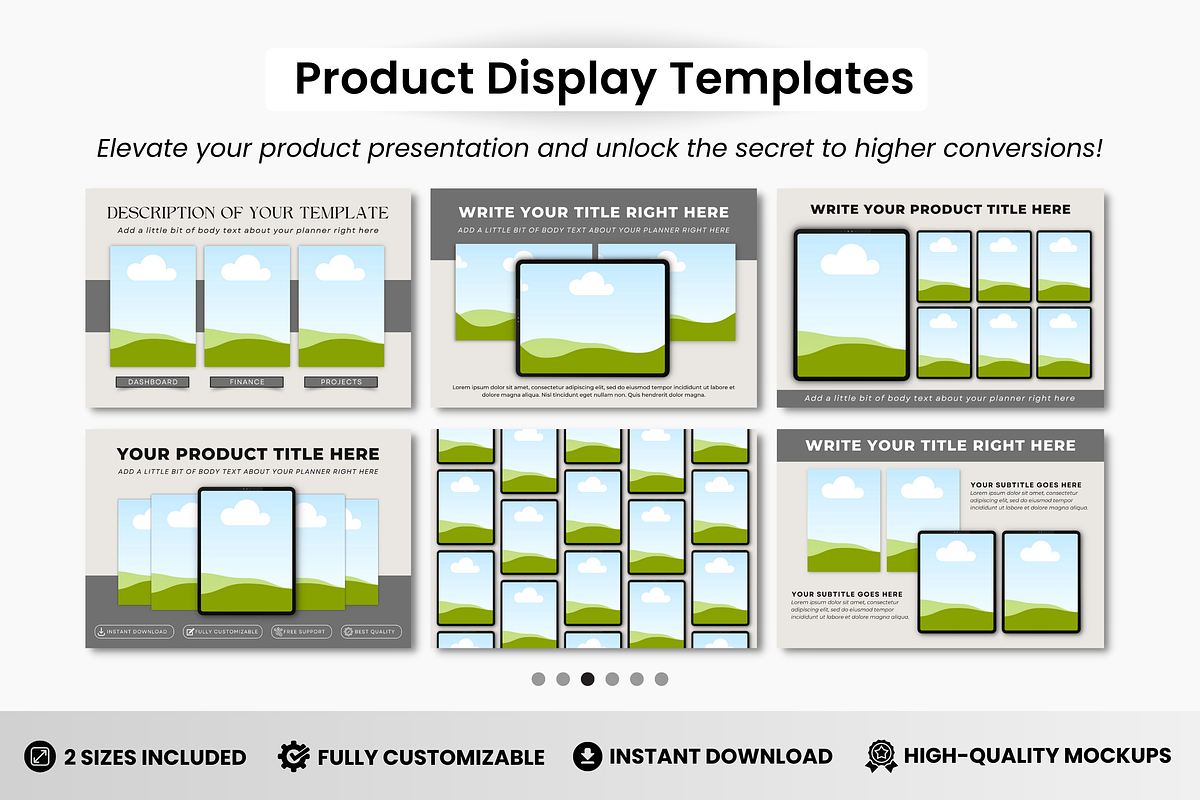 Printables Canva Mockup Templates