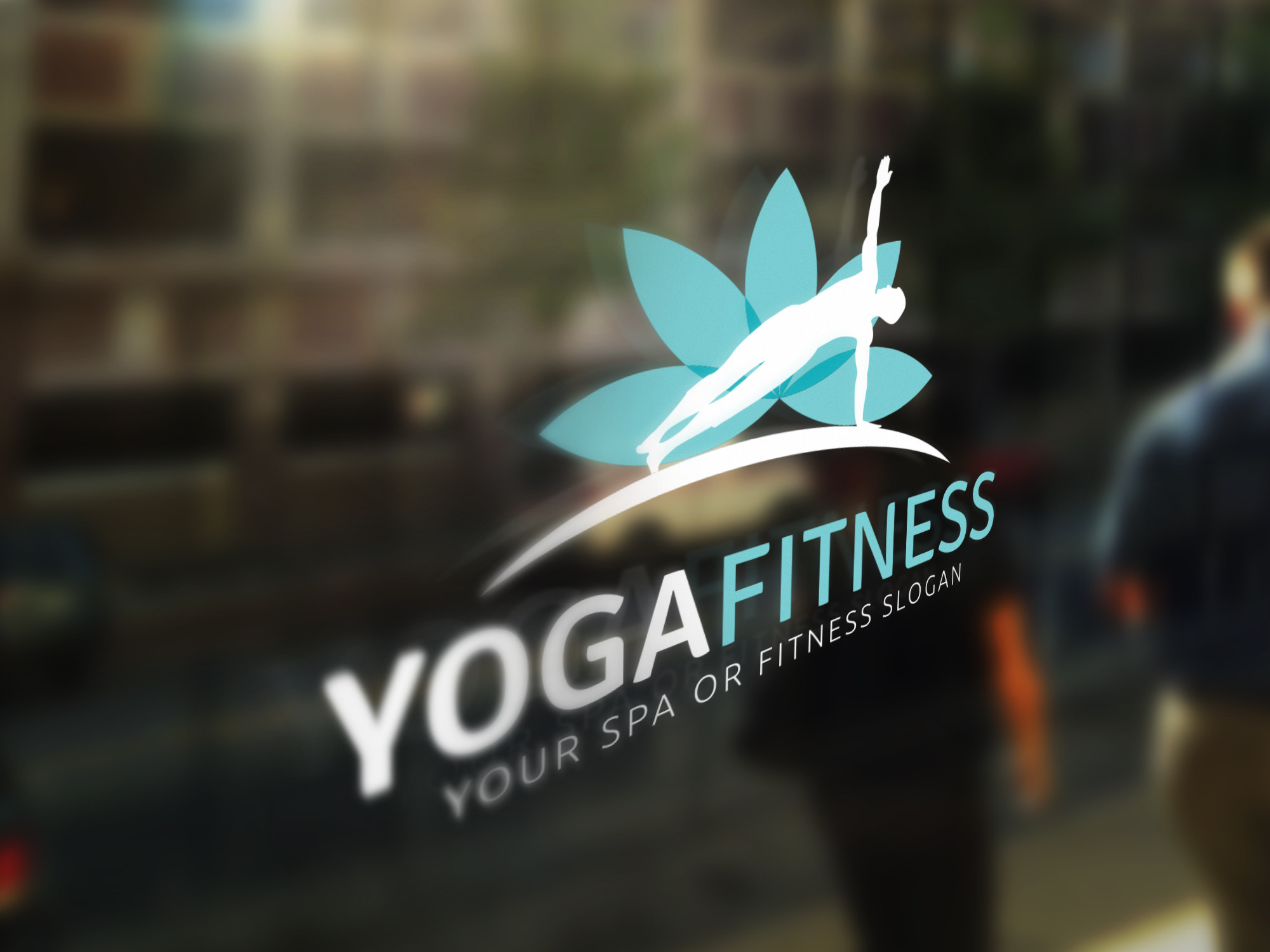 Yoga and Fitness Logo, a Branding & Logo Template by Vectorwins Premium ...