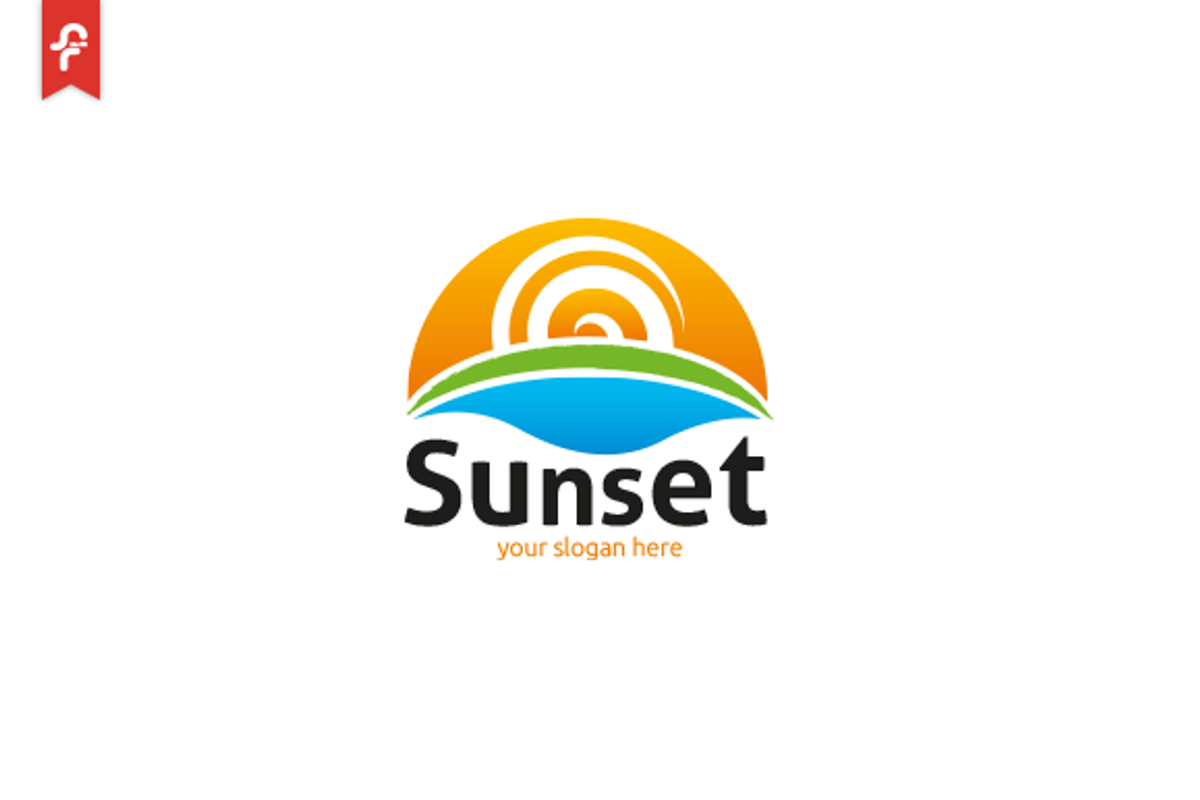 Sunset Logo, a Branding & Logo Template by ft.studio