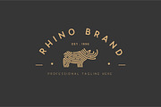 Rhino Technology Logo, a Branding & Logo Template by Creative Corner