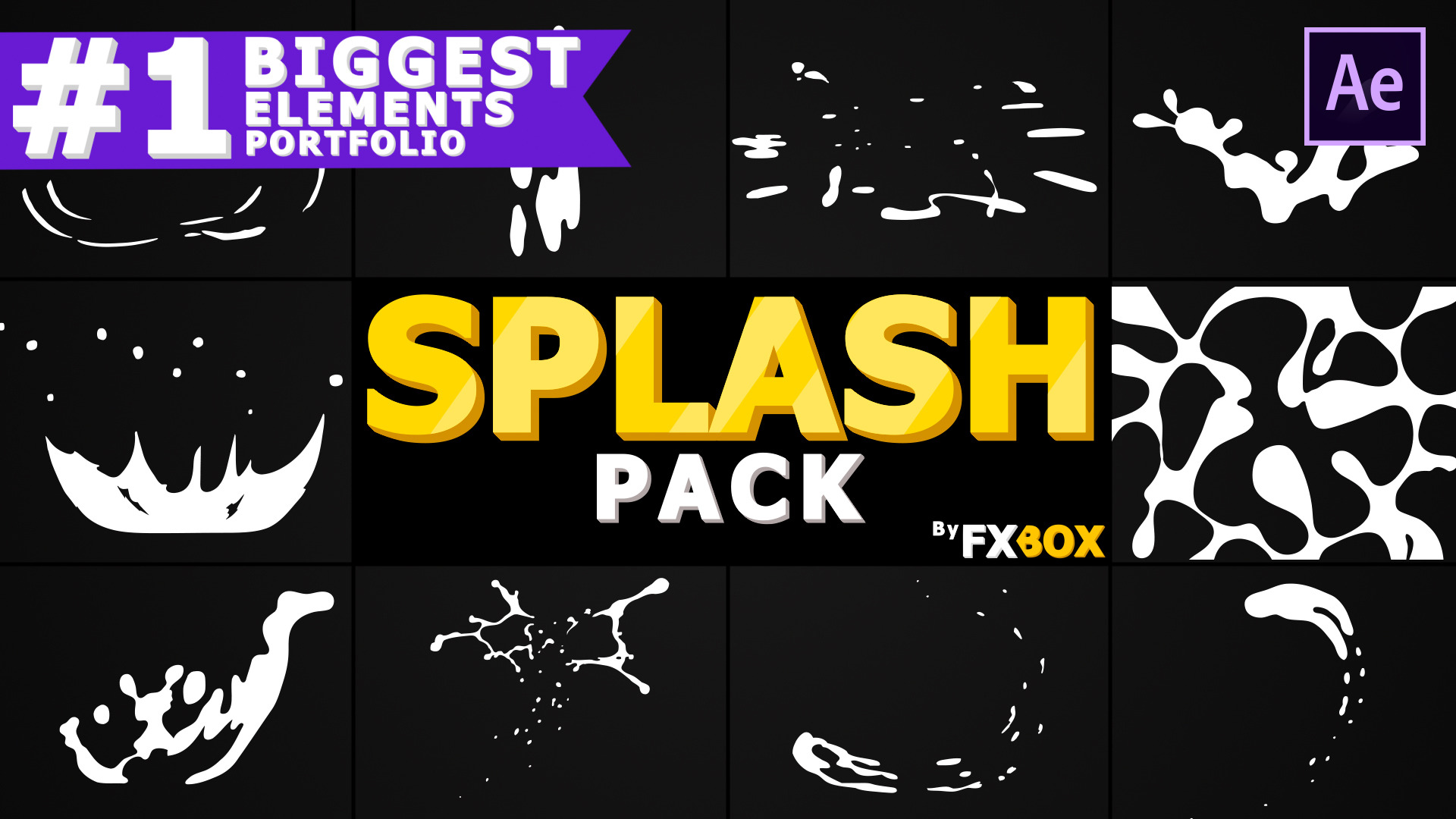 Liquid Splash Elements After Effects, a Templates & Theme by FlashFXbox ...