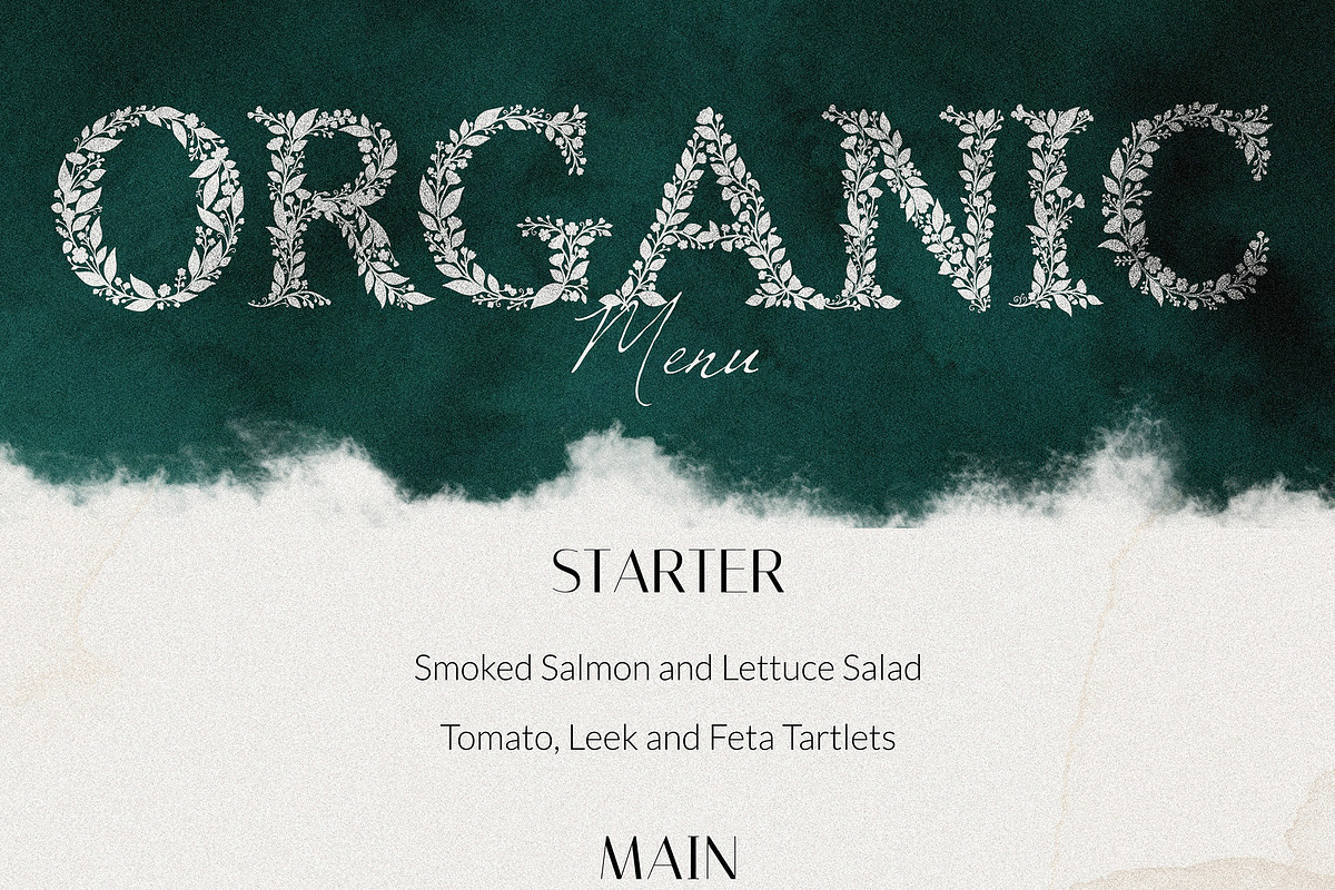 Eden - Foliage Wedding Font, a Font by AndrewPixelType