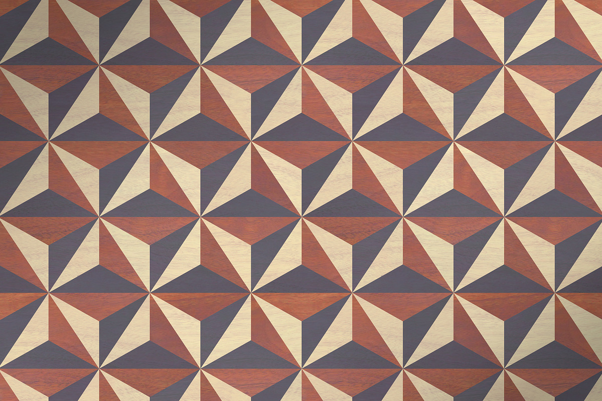 Geometric Marquetry Patterns, a Pattern Graphic by The Artifex Forge