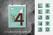 Cycling poster template, a Graphic by jenny lipets