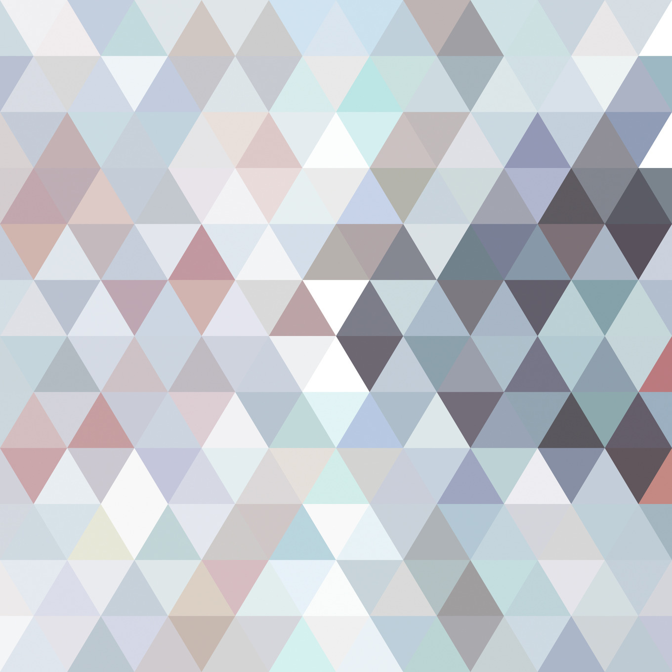 Subtle Color Triangle Mosaic, a Pattern Graphic by SJagiello
