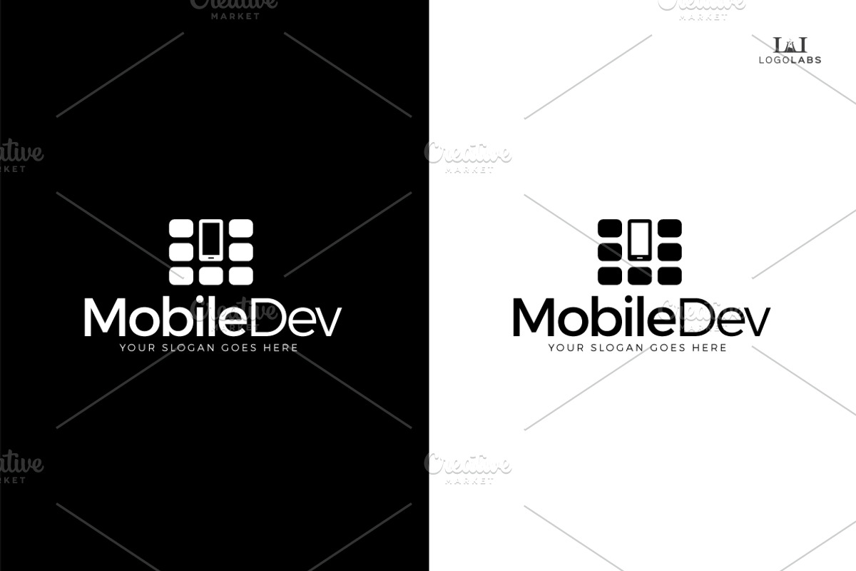 Mobile Dev Logo, a Branding & Logo Template by LogoLabs