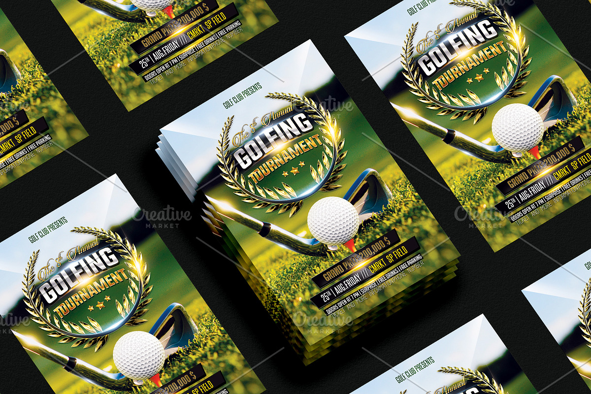 Golf Flyer, a Flyer Template by Basez Flyers