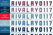 Rivalry 0117, a Font by American Eargle
