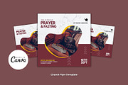 Prayer & Fasting Church Canva Flyer, a Social Media Template by MK ...