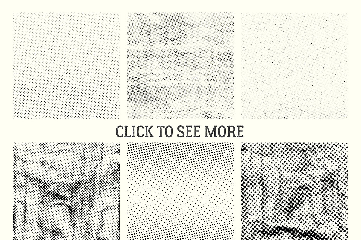 70 Halftone Textures Pack, a Texture Graphic by yurlick