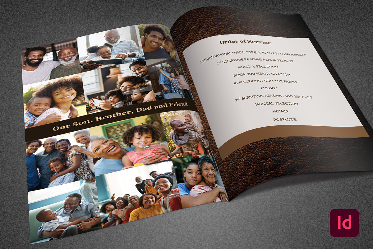 Homegoing Funeral Program Template, a Brochure Template by loswl ...