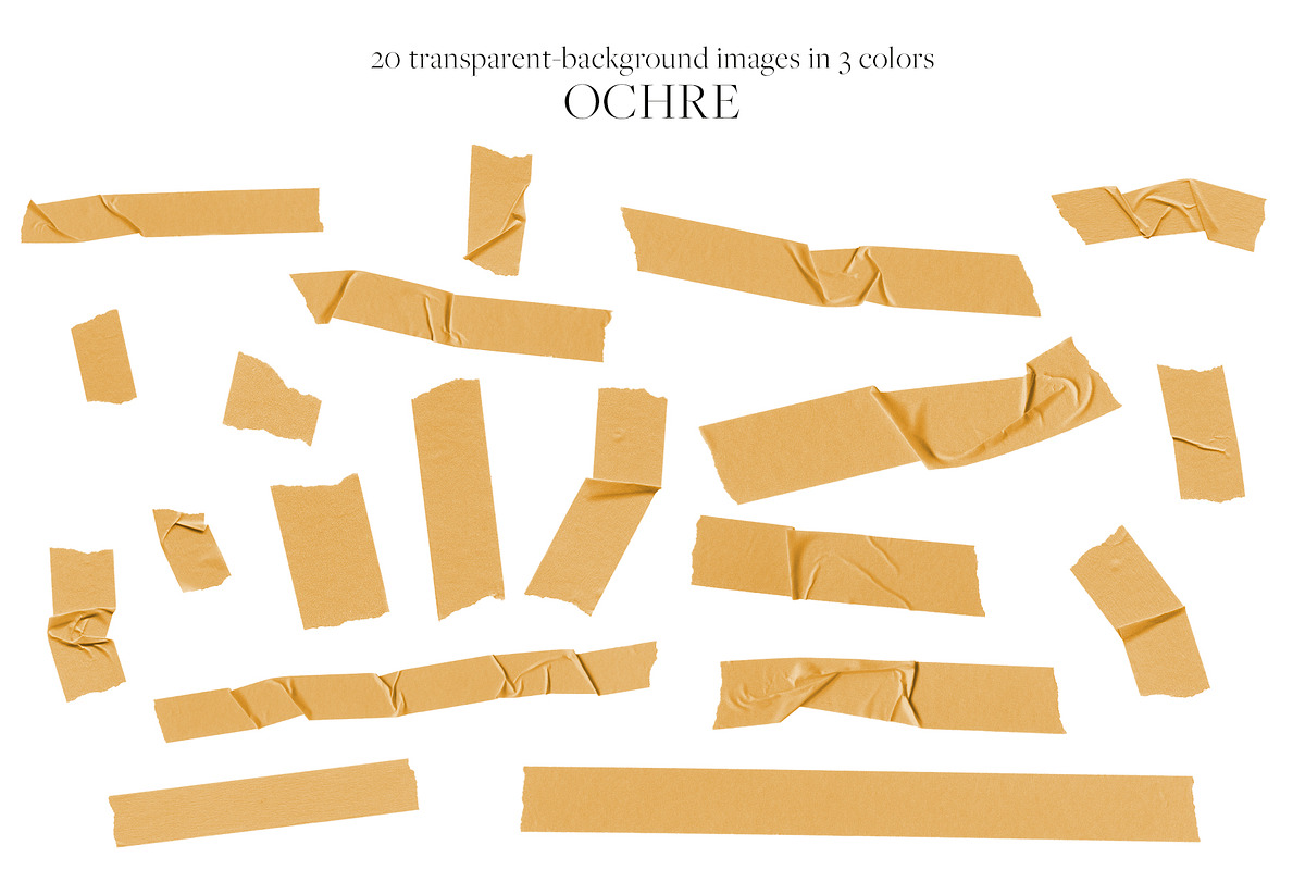 High Resolution Tape Textures Vol. 2, an Object Graphic by Touch and Form