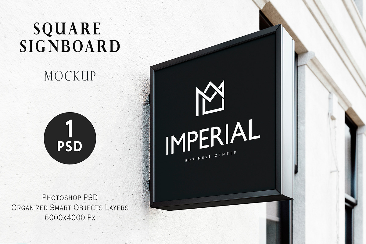 Square signboard | Creative Market