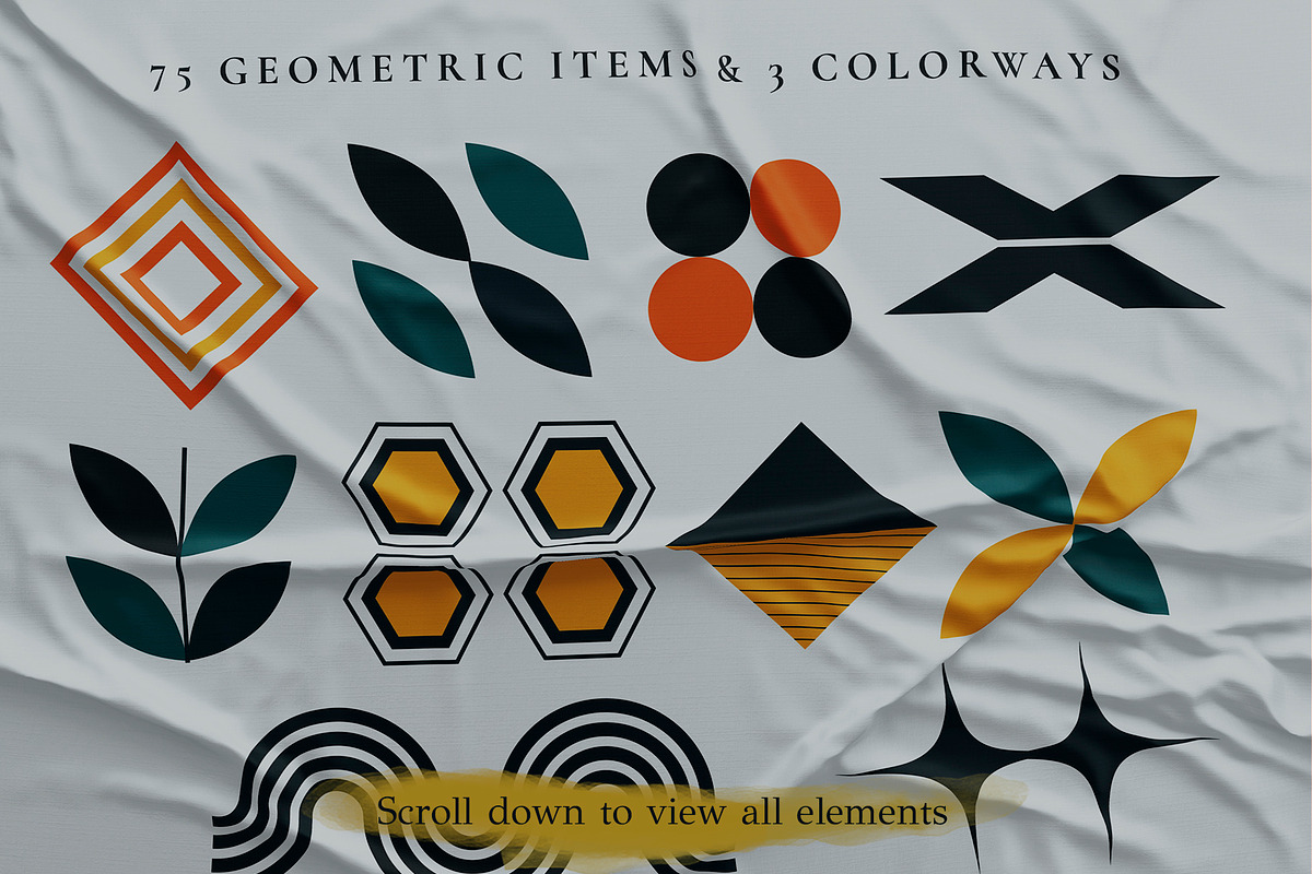 Art Geometry Kit 2, a Pattern Graphic by Graphic Art