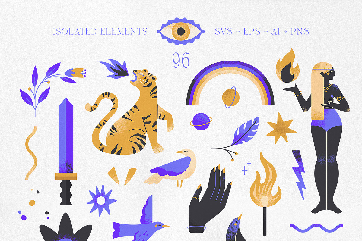 Sacred Oracle Illustration Bundle