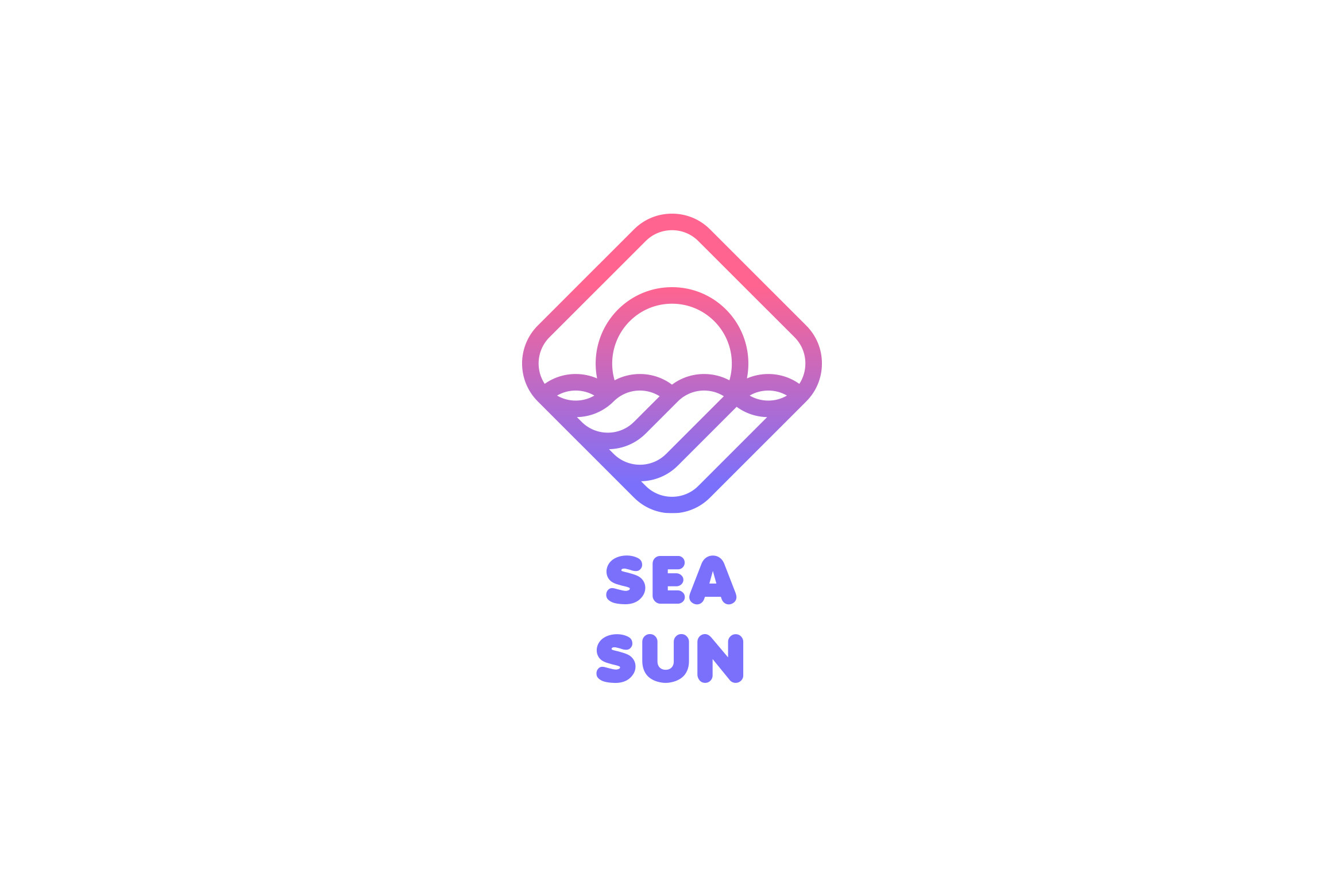 Sea Sun Logo, a Branding & Logo Template by Last Spark