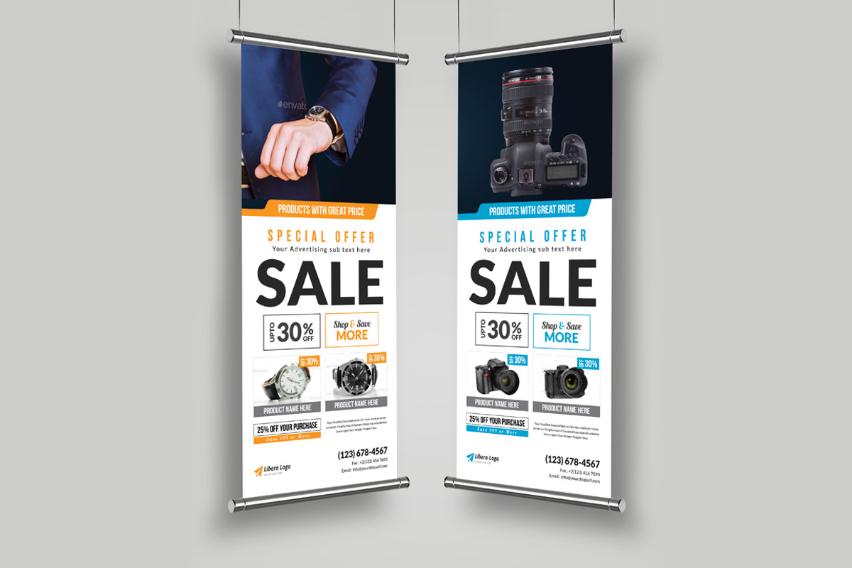 Product Roll up Banner Signage