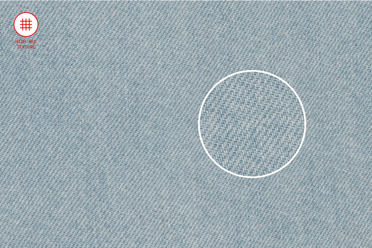Light Wash Denim Seamless Texture, a Pattern Graphic by Swatch Supply
