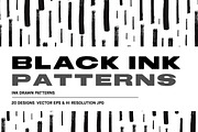 Black Ink Patterns, a Texture Graphic by Huebert World | Creative Market