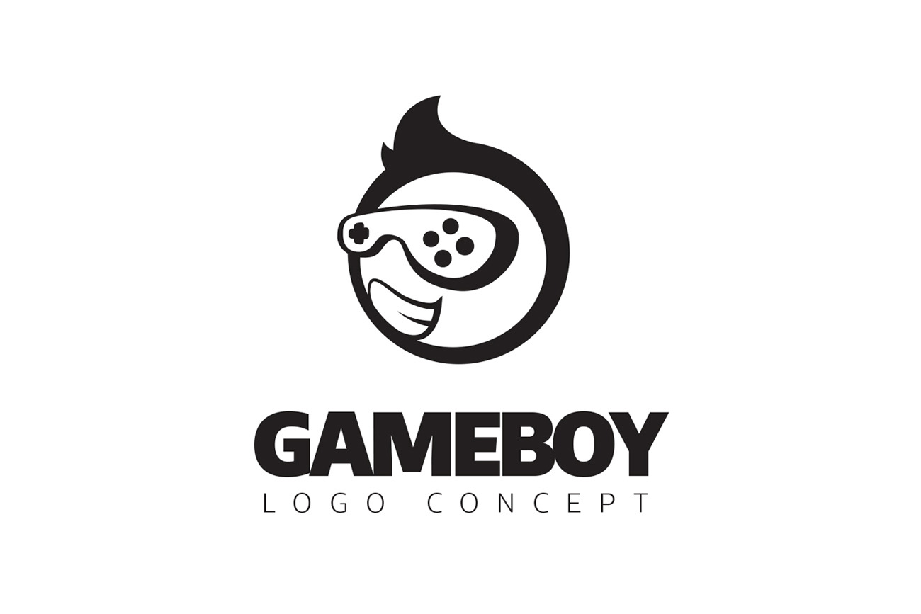 Gamer Logo Game Boy Fun Play Video, a Branding & Logo Template by ...