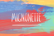 Mignonette, a Sans Serif Font by Magpie Paper Works