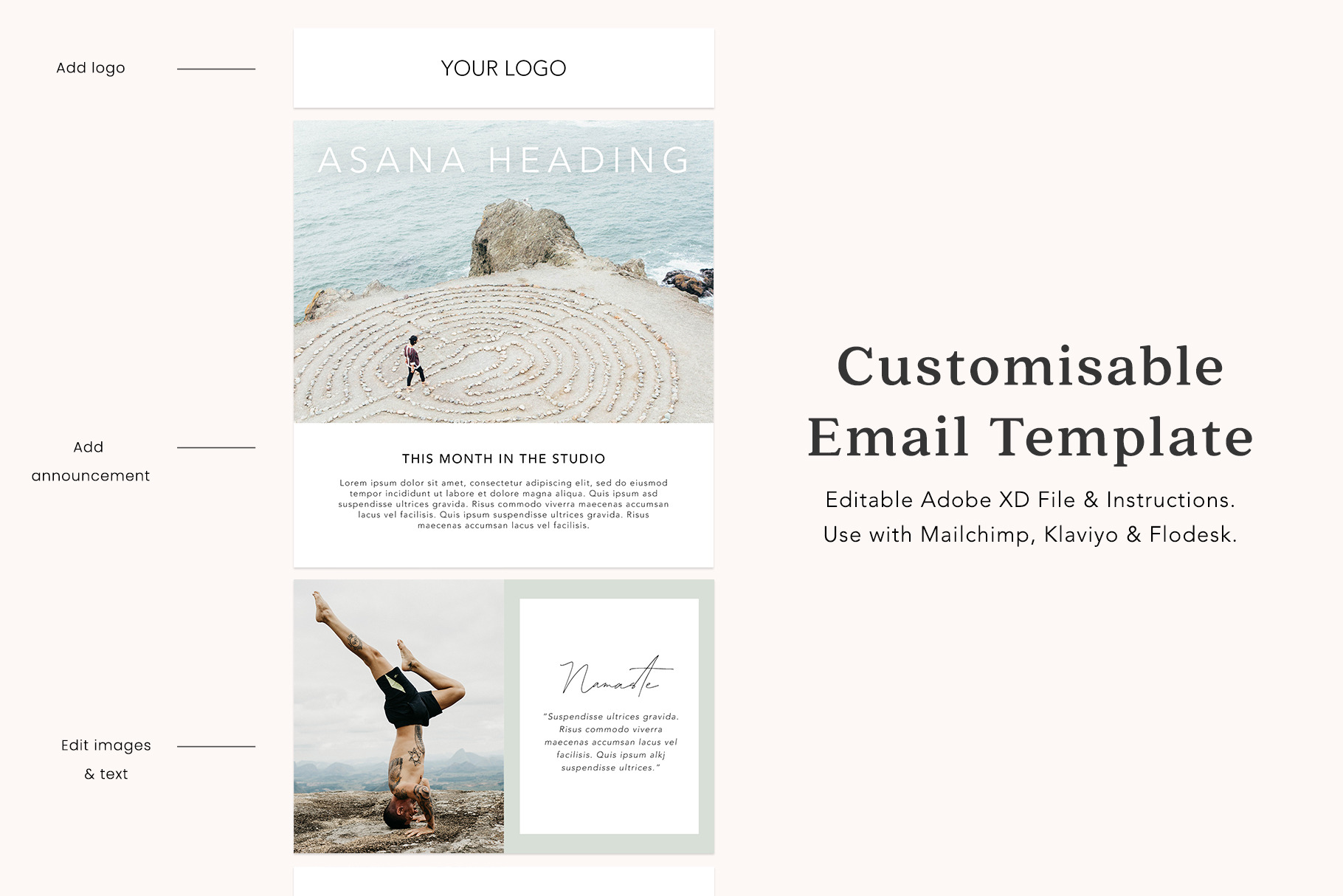 Customisable Email Template, an Email Template by Lucy.C